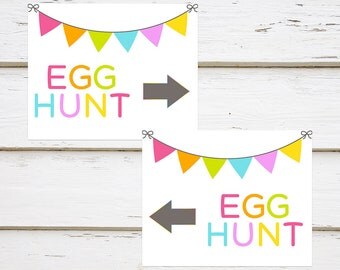 Easter egg hunt sign | Etsy