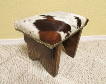 Cowhide stools | Etsy
