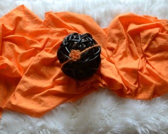 Hunter orange fabric | Etsy