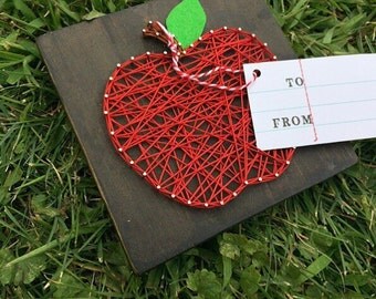 Apple string art | Etsy