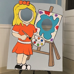 Face in hole cutout | Etsy