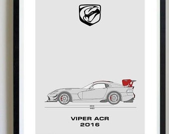 Dodge viper | Etsy