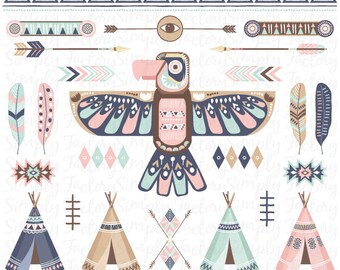 Aztec clipart | Etsy