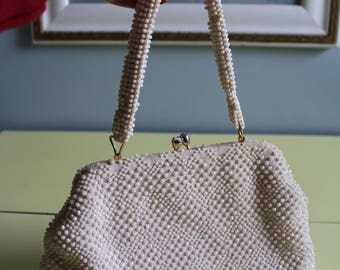 Cream clutch bag | Etsy