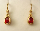 Ruby earrings | Etsy