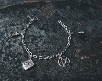 Witch charm bracelet | Etsy