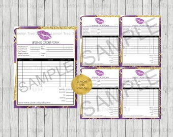 Lipsense order form | Etsy