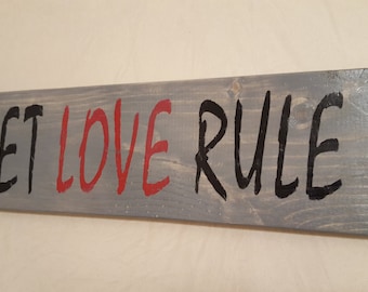 Let love rule | Etsy