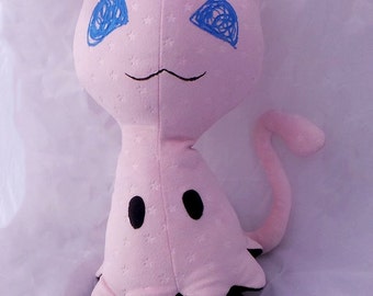 Mew plush | Etsy
