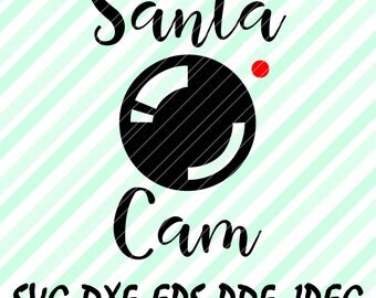 Santa cam svg | Etsy
