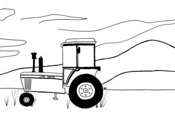 John deere print | Etsy