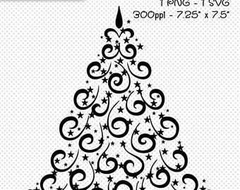 Swirl christmas tree | Etsy