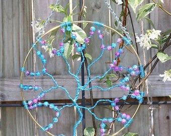 Wire tree suncatcher | Etsy