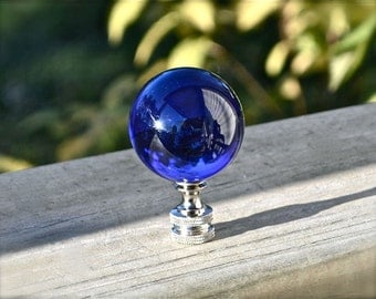 Blue crystal ball | Etsy