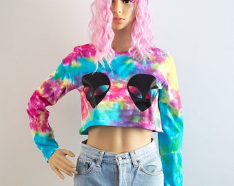 Alien crop top | Etsy