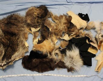 Fur scraps | Etsy