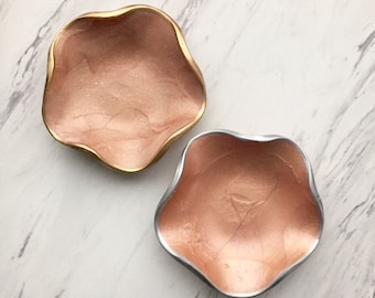 Gold ring dish | Etsy