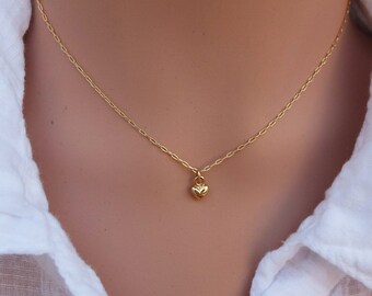 Girls heart necklace | Etsy