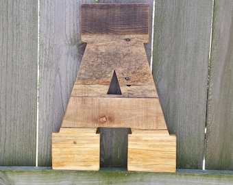 Rustic wood letters | Etsy