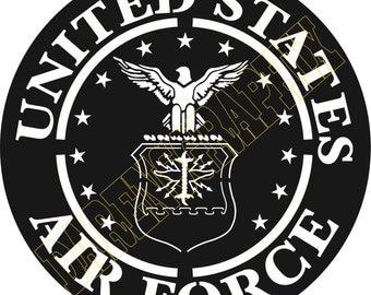 DXF file of the U.S Army emblem for use with a CNC machine.