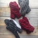 Mitten Pattern Worsted Weight Yarn with Cable