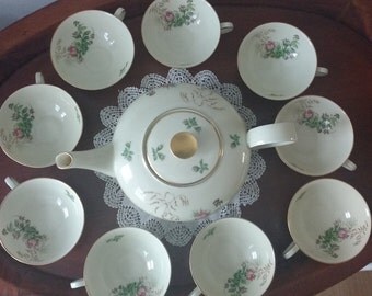 Gold rim tea cup | Etsy