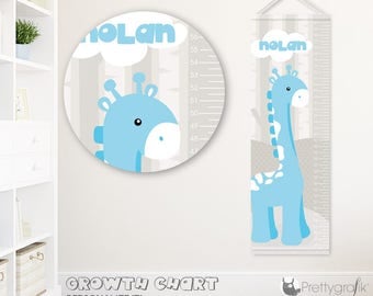 Giraffe growth chart | Etsy