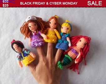 Unique princess finger related items | Etsy