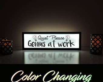 Quiet please sign | Etsy