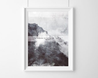 John muir quote | Etsy