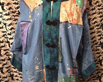 Patchwork jacket | Etsy