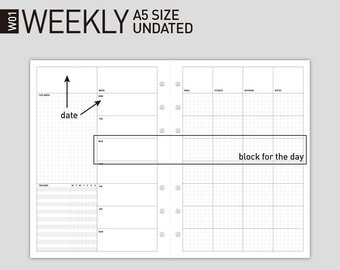 Planner inserts | Etsy