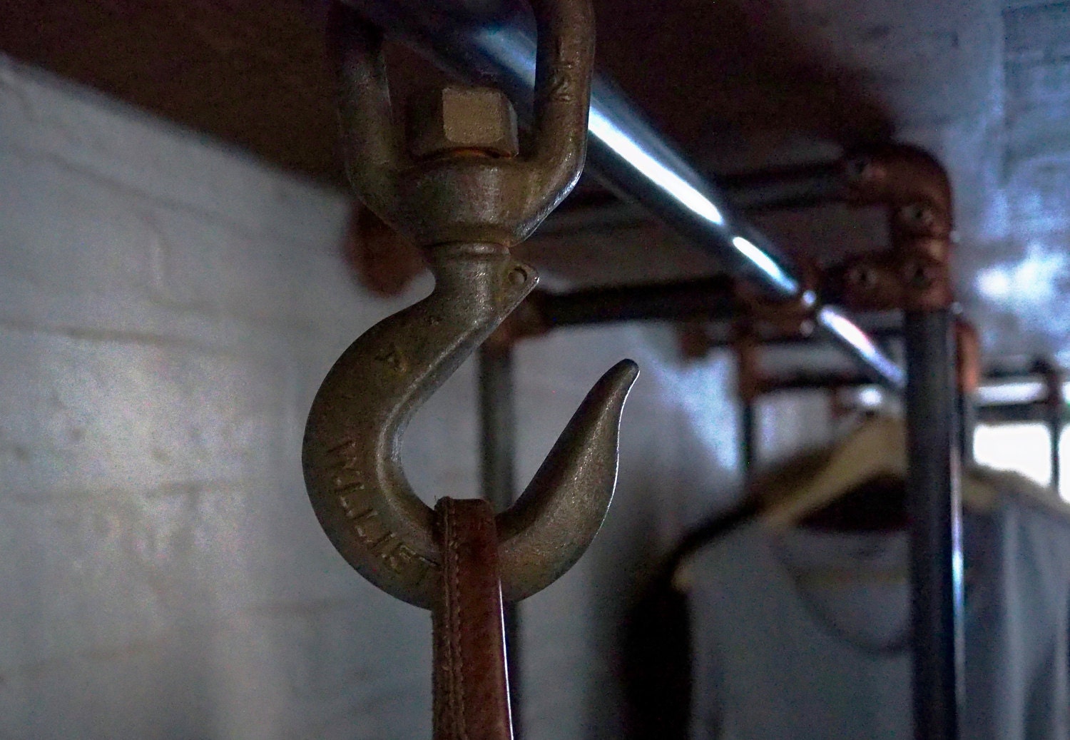 David Chestnut Stained Reclaimed Scaffolding Board Dark Steel