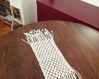 Macrame table runner | Etsy