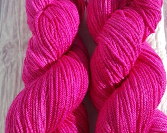 Hot pink yarn | Etsy