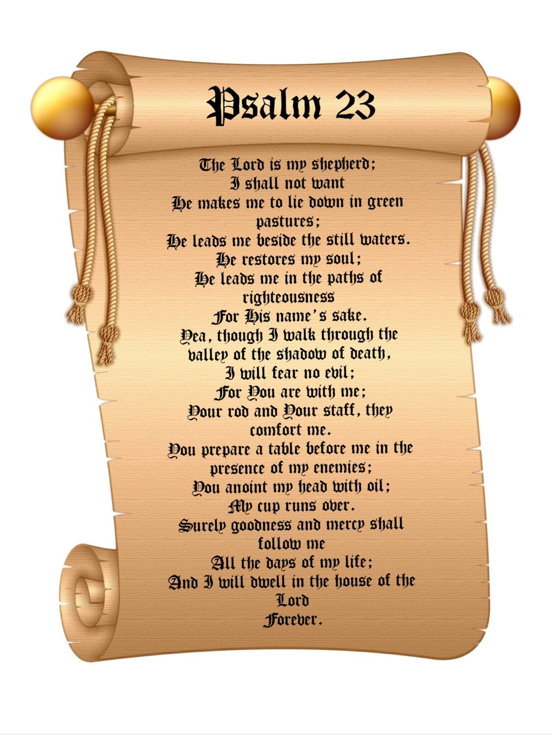 Cartel Del Salmo 23 Salmo 23 Jehov Es Mi Pastor