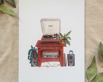 Turntable art | Etsy