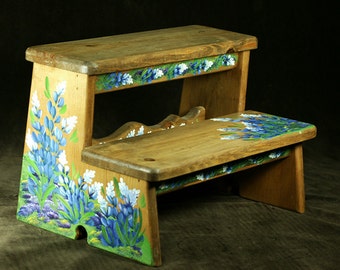 Vintage step stool | Etsy