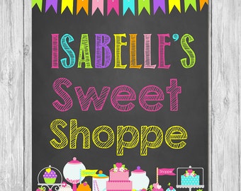 Sweet shoppe sign | Etsy