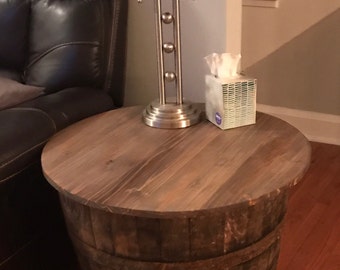 Barrel coffee table | Etsy