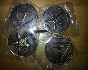 Lucifer coin | Etsy UK