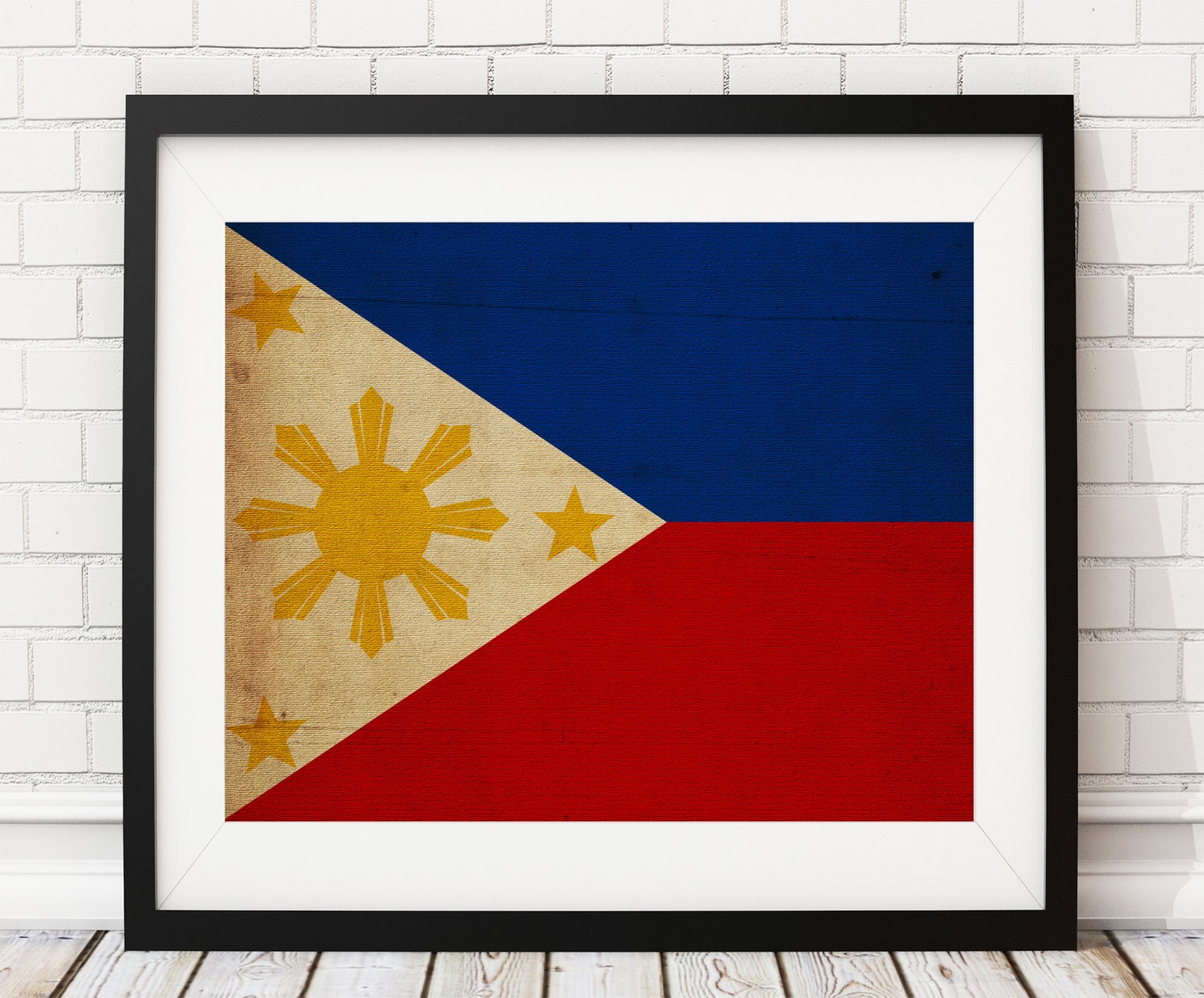 Philippines Flag Art Philippines Flag Print Flag Poster