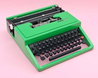 Green typewriter | Etsy