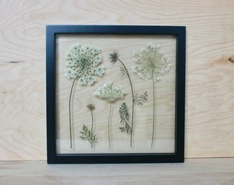 Pressed flower art | Etsy