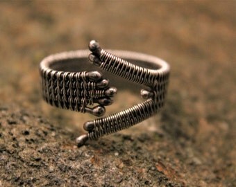 Wire weave ring | Etsy