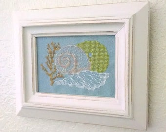 Sea shell cross | Etsy