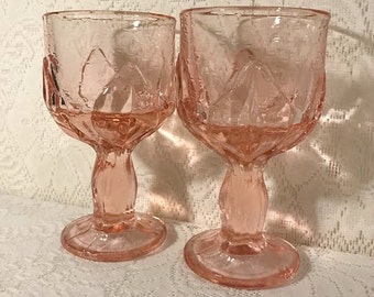 Pink goblets | Etsy