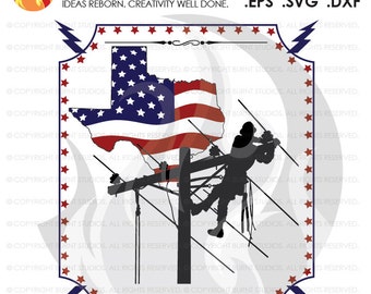 Fallen Power Lineman Tribute United States of America USA