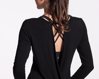 Open back shirt | Etsy