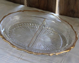 Oval relish dish | Etsy